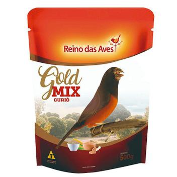 Mistura de Sementes Reino das Aves - Gold Mix Curió 500g - Outros Pets ...