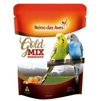 Mistura de Sementes Reino das Aves - Gold Mix Periquito 500g - Outros ...