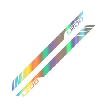 Mitsubishi L200 Triton Pickup Truck Saia Lateral Listras Adesivos ...