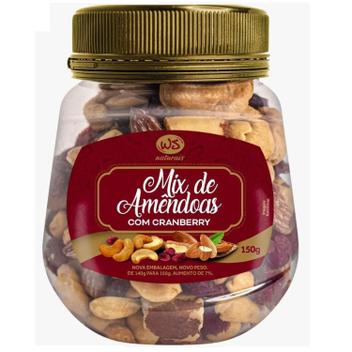 Mix Nuts De Amendoas Com Cranberry Ws Naturais 150G - Ws Paladar ...