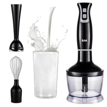 Mixer 3 Em 1 Com Copo Potente Multifuncional Processador Preto - Bak ...