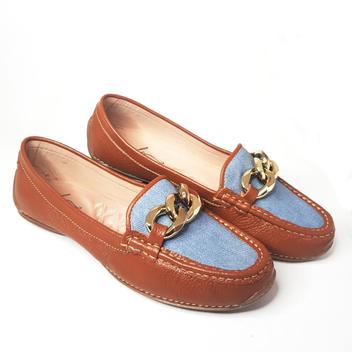 Mocassim Dockside Feminino Couro Fivela Moderno Elegante - Liliah Shoes ...