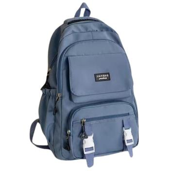 Mochila Azul Passeio Escolar Coreana Notebook - JIA YISTAR - Bolsas e ...