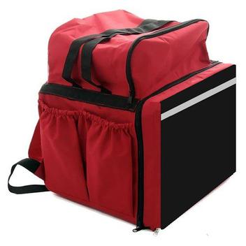 Mochila bolsa de entrega com isopor vermelha cor do ifood, beg ...