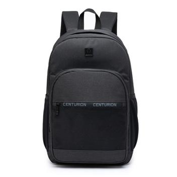 Mochila Centurion Moda Masculina Preta Resistente Original Espaçoso ...