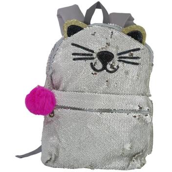 Mochila de Costas Gatinho Paetê Muda de Cor Clio CG2033 - Mochila ...