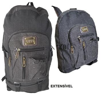 Mochila Esportiva Masculina Lona Extensível C1198 - Sss - No Magalu ...