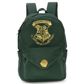 Mochila Harry Potter Hogwarts Verde - Luxcel 46x33x15cm - Bolsas e ...