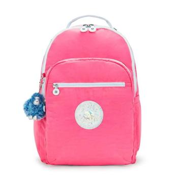 Mochila Kipling Seoul Happy Pink Mix 27L - Mochilas - Magazine Luiza