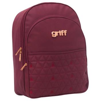 Mochila Maternidade Griff Baby Triângulo Exclusive Vinho - Mochila ...