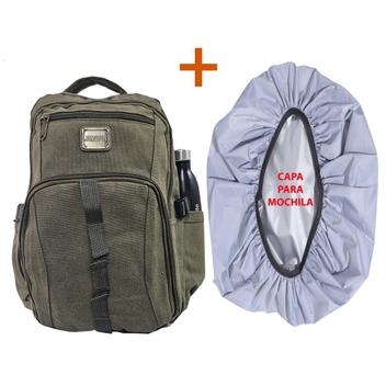Mochila Notebook 17 Polegadas Lona 6108 + Capa - Ello - Bolsas e ...