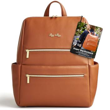 Mochila para Fraldas Itzy Ritzy Eras - Grande Capacidade - Cor Conhaque ...