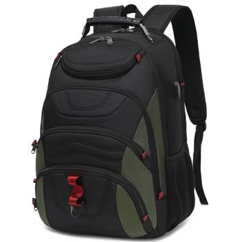 Mochila para laptop Boavan para homens de 17,3 polegadas impermeável preta - Bolsas e Mochilas ...