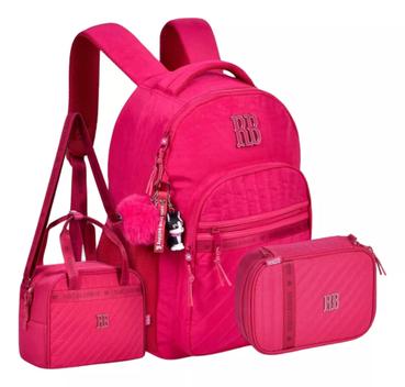 Mochila Rebecca Bonbon + Lancheira e Estojo Box Premium - Clio Style ...