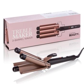 Modelador de cabelo Iron Cortex Beauty Wave Maker 3-Barrel Waver - Cortex International ...