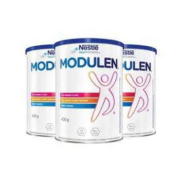 Modulen - Fórmula Enteral e Oral em Pó Lata 400g - kit com 3 latas ...