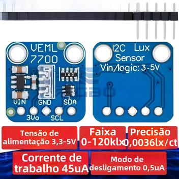 Módulo De Sensor De Luz Ambiente Lux 120k Para Arduino Raspberry Pi 33V ...