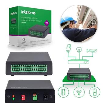 Módulo Expansor Entradas E Saídas Alarme Para Dvr Multi Box - INTELBRAS ...