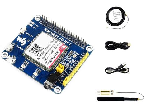 Módulo HAT 4G/3G/2G/GSM/GPRS/GNSS para Raspberry Pi - Arduino ...