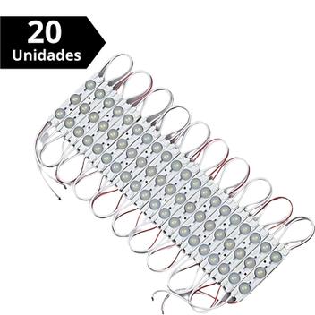 Módulo Injetado 12v Ip67 3 Led Branco Frio 7025 6500k Lente 160 - Boa Escolha - Refletor ...