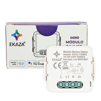 Modulo Mini Dimmer Zigbee c/ clipe 1 canal EKAC-T3095Z Ekaza ...