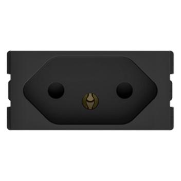 Módulo Origen Tomada 10A 250V Preto Abb - Plugs e Adaptadores - Magazine Luiza