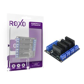 Módulo Relé Estado Solido 4 Canais 5v SSr - RoXo - Relé - Magazine Luiza