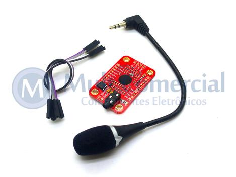 Módulo Sensor de Reconhecimento de Voz com microfone V3.0 Compatível ...