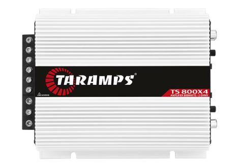 Modulo Taramps Amplificador Som 800w 4 Canais 2 Ohms Ts800x4 Cor Branco ...
