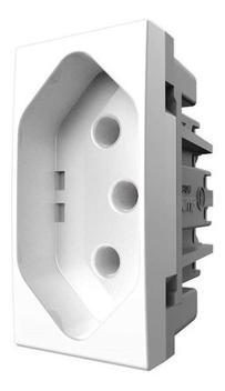 Módulo Tomada 2P+T, Alumbra, Módulo Pro 85021, Branco - Módulo de Tomada - Magazine Luiza