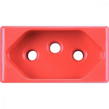 Modulo Tomada 2P+T Tramontina 20 A 250 V Vermelho - Módulo de Tomada ...