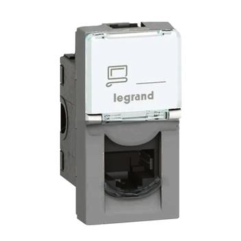 Módulo Tomada RJ45 CAT6 Quadrado Arteor Magnesio 572802B Legrand ...