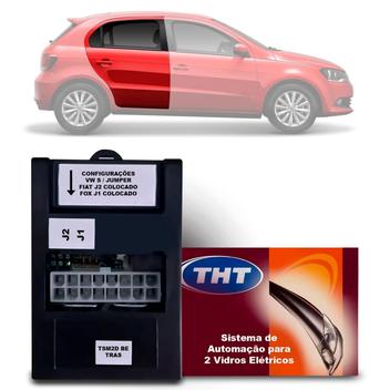 Módulo Vidro Elétrico THT 2P Gol Saveiro G4 G5 G6 G7 Voyage Parati Fox ...