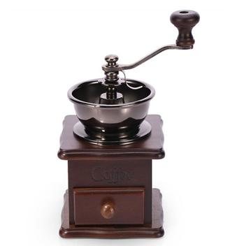 Moedor de Café Manual de Madeira Maciça - Mini Moedor de Grãos para ...