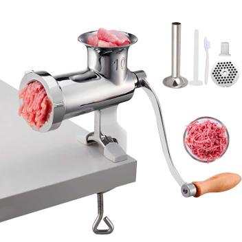 Moedor de Carne Manual VEVOR em Aço Inoxidável - 1,8L - Moedor de Café ...