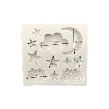 Molde De Nuvem, Lua E Estrela - Gmezn1127 - Prime Chef - Molde e Marcador para Biscuit ...