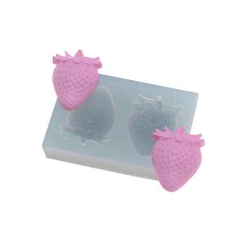 Molde De Silicone 173 - Morangos - Fruta - Cozinha Flexarte - Molde e ...