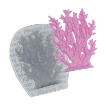 Molde De Silicone 664 - Alga Marinha - Coral - Fundo Do Mar - Flexarte ...