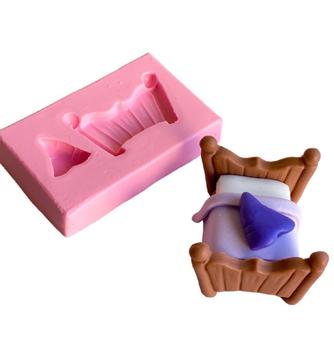 molde de silicone cama 7 anões gorro, cabeceira rb1289 - MOLDS PLANET - Molde e Marcador para ...