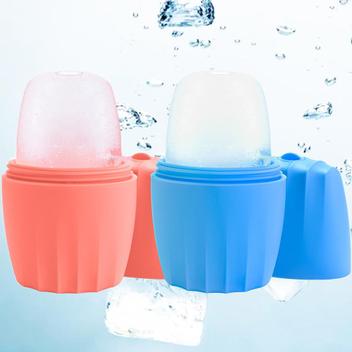 Molde de silicone em cubo reutilizável Ice Roller AECW para massagem ...