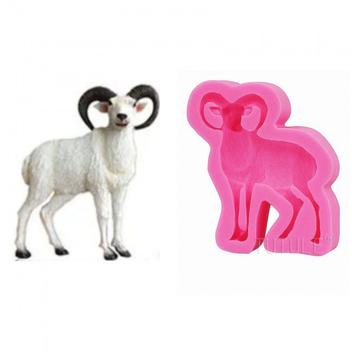 Molde de Silicone Fazendinha - Bode de Lado - Cia do Molde - Molde e ...