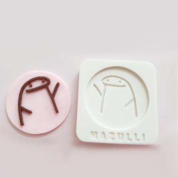 Molde de Silicone Flork Meme - 1 Unidade - Mazulli - Rizzo. - Molde e ...