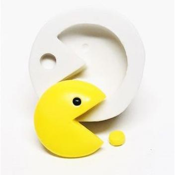 Molde de Silicone Pac Man Jogos Eletrônicos - Cia do Molde - Molde e ...