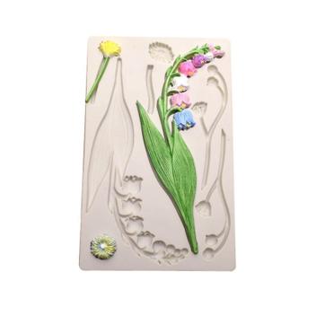 Molde de Silicone Ramos de Flores Tulipas - Cia do Molde - Molde e ...