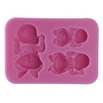Molde Em Silicone Bebê - Prime Chef - Molde e Marcador para Biscuit ...