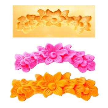 Molde Silicone 1326 Cantoneira Girassol (fl) - MOLDE DE SILICONE - Molde e Marcador para Biscuit ...