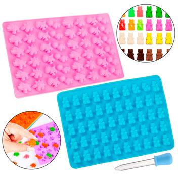 Molde Silicone Ursinho E Dinossauro Gummy Bear Gelatina Bala - Things ...