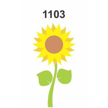 Molde Stencil Girassol em PVC 15x20cm - Fast Patch - Armarinhos ...