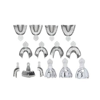 Moldeiras Adulto Perfurada Dentada Alumínio 14pç - Tecnodent ...
