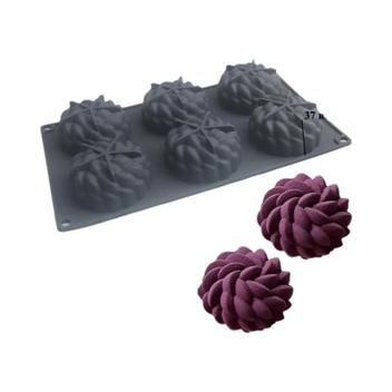 Moldes De Silicone Para Bolo, 1 Ou 6 Células, Mousse, Futon, Santa Ana ...